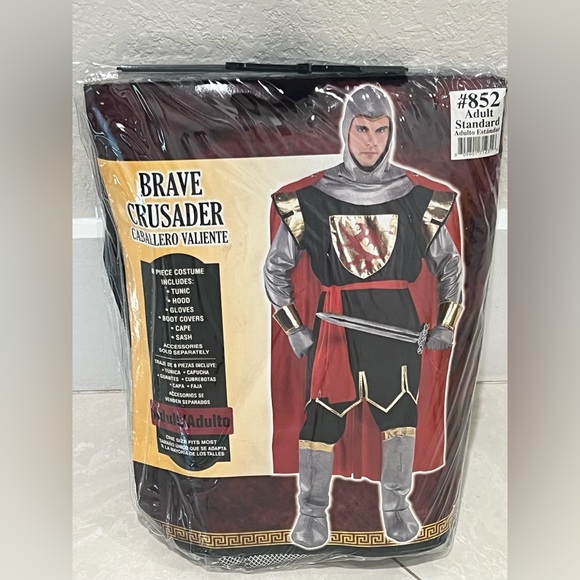 Other | Brave Crusader Kids Costume Red And Black | Poshmark